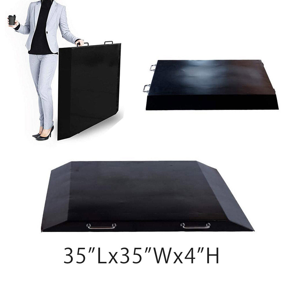 PEC Portable Wheelchair Scale/Digital Medical Scale with Dual Ramp, Ca ...